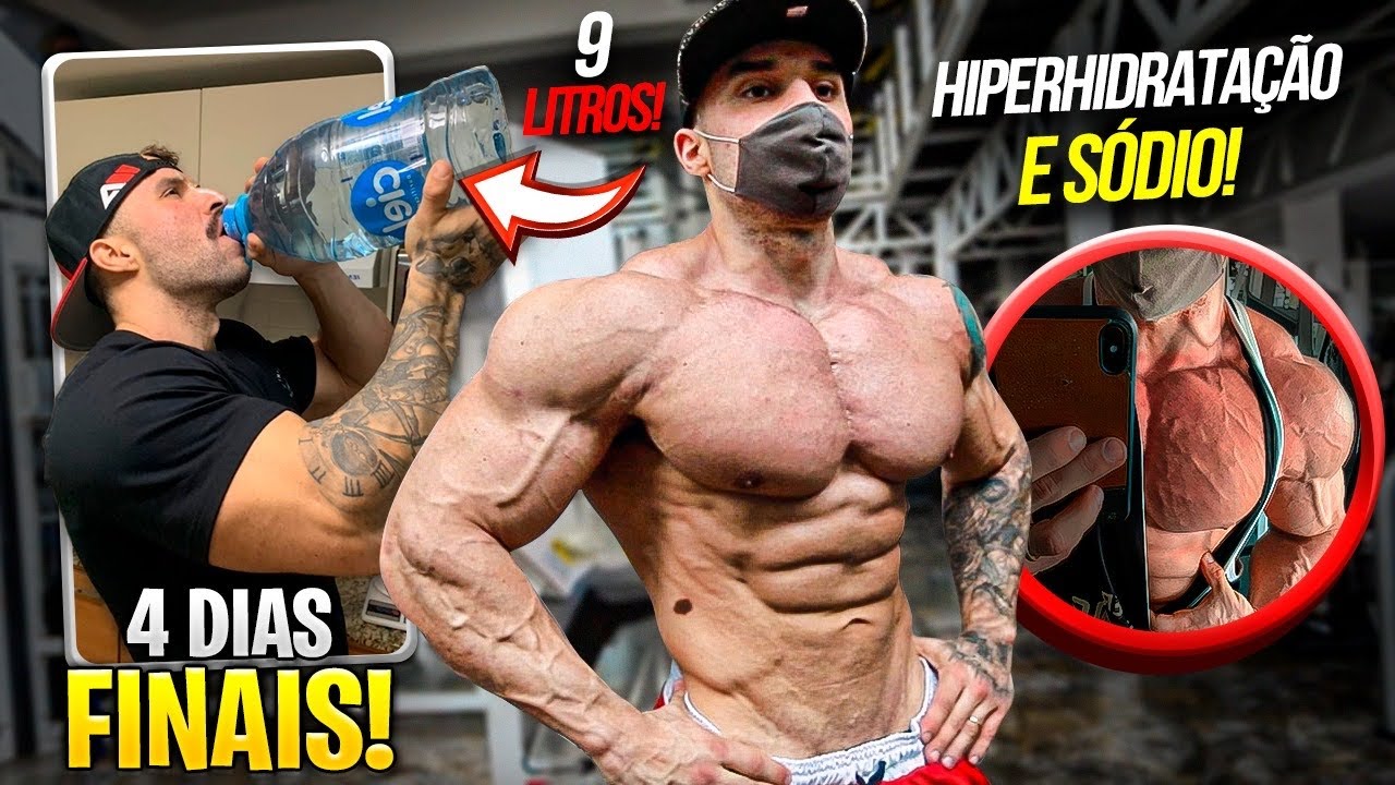 O SHAPE MAIS SECO QUE JÁ ALCANCEI!! *hiperhidratação e sódio* - YouTube
