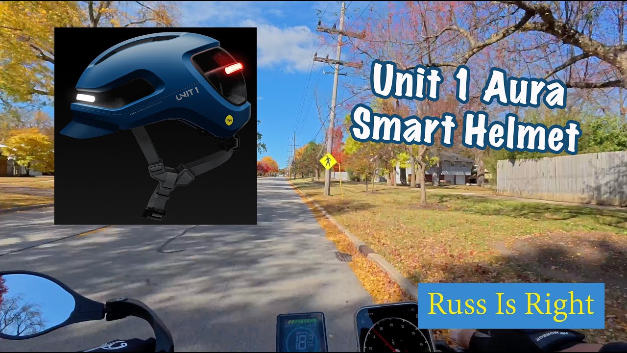 Unit 1 - Aura Smart Helmet - Lots of Features! - YouTube