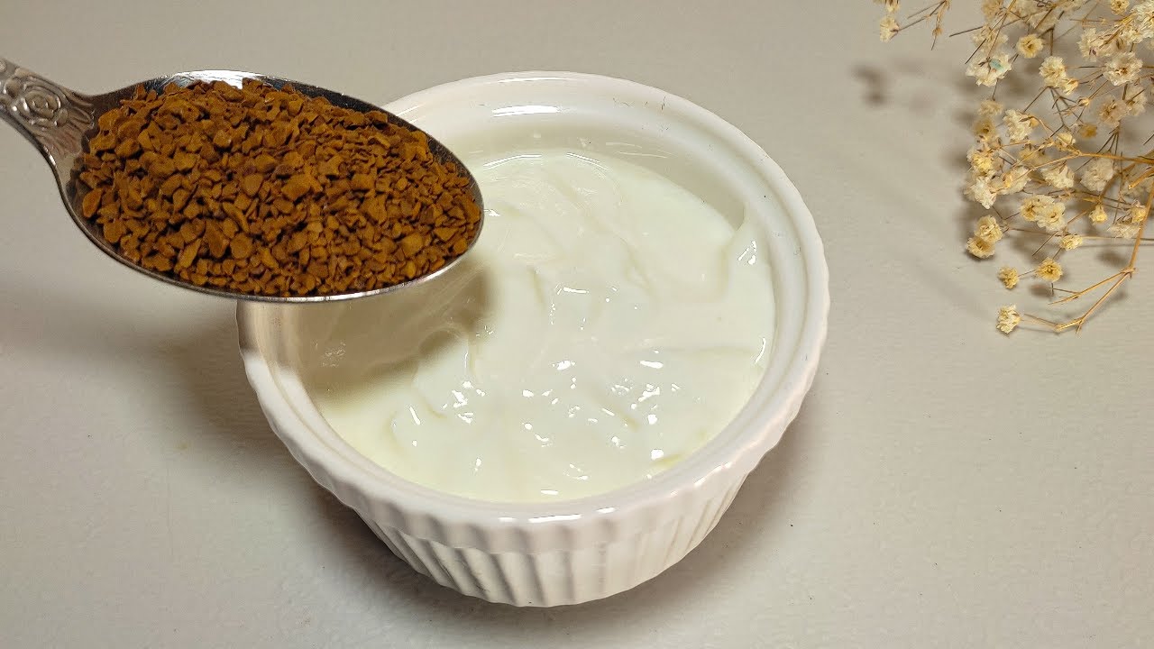 Mix yogurt with coffee! In 10 minutes! You will build every day!🍚🍚 ...