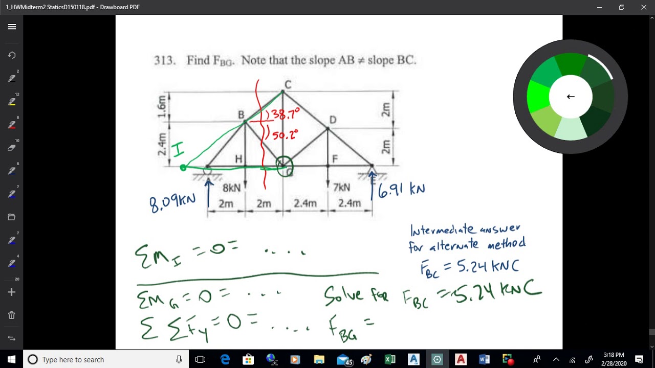 Statics 200228 Recitation & Midterm Preview - YouTube
