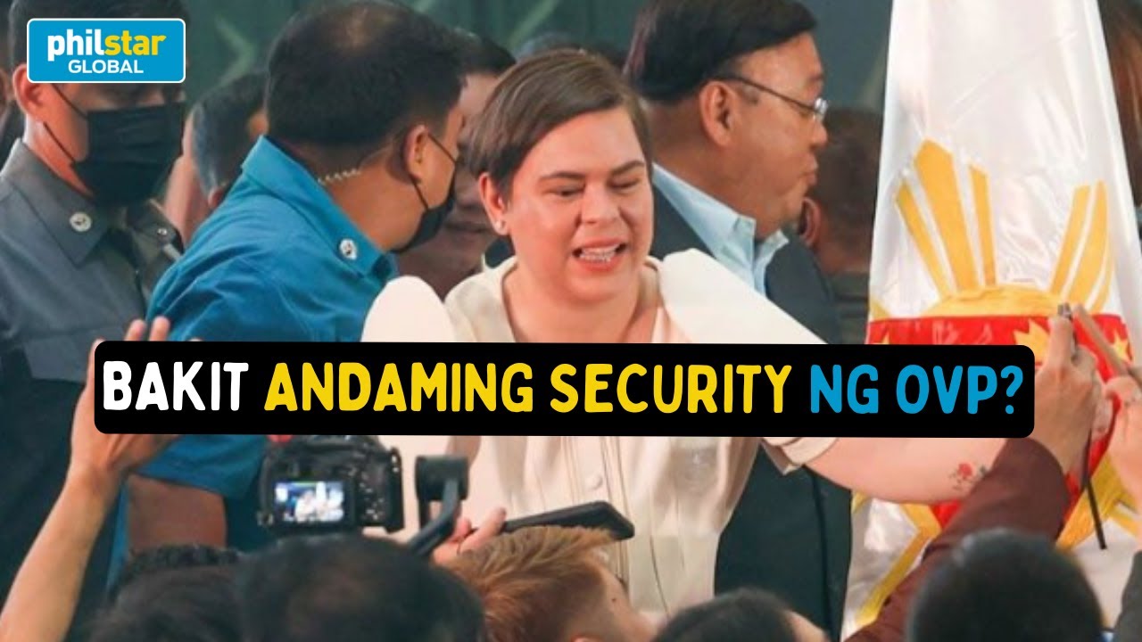 Dami ng mga bodyguard ni Sara Duterte dinepensahan ng OVP - YouTube