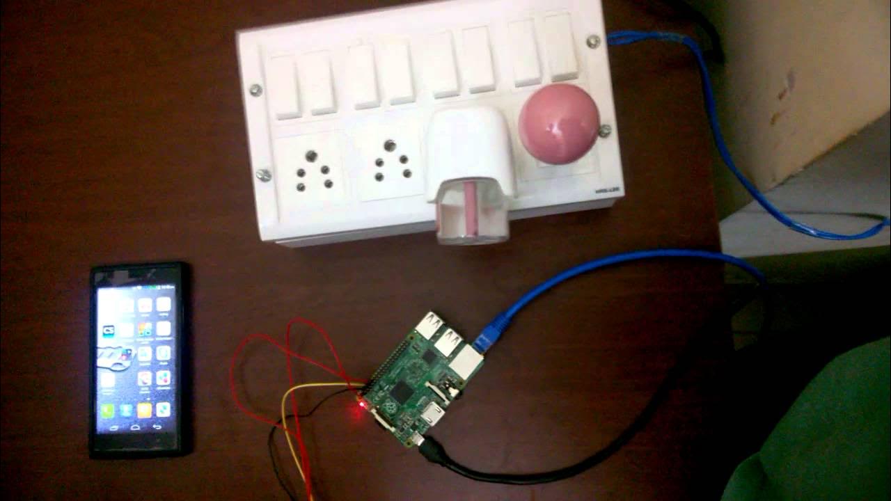 Home Automation using Android Application and Raspberry pi - YouTube
