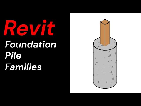 Revit by Dwane - 002 Revit Foundation Pile Family - YouTube