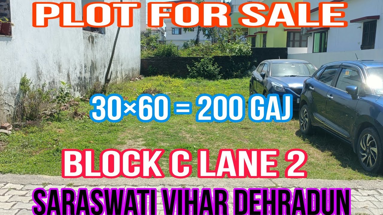 30×60 = 200 gaj plot available for sale in Saraswati Vihar Dehradun ...