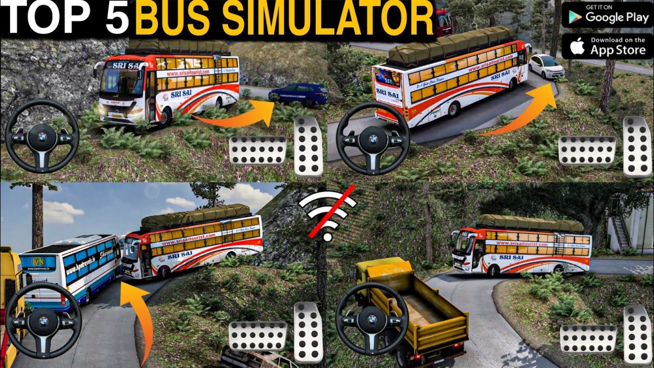 TOP 5 BUS SIMULATOR GAMES FOR HIGH GRAPHICS || BUS SIMULATOR GAME 2023 ...
