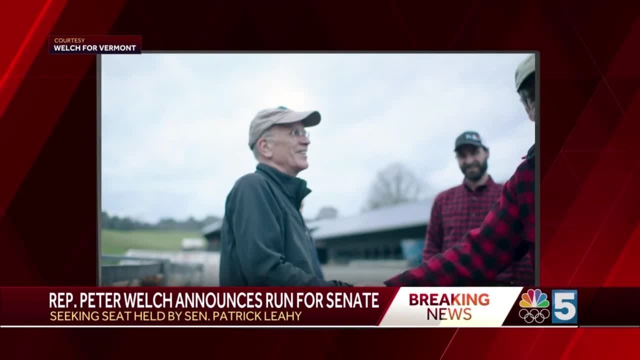 Vermont Rep. Peter Welch to run for US Senate - YouTube