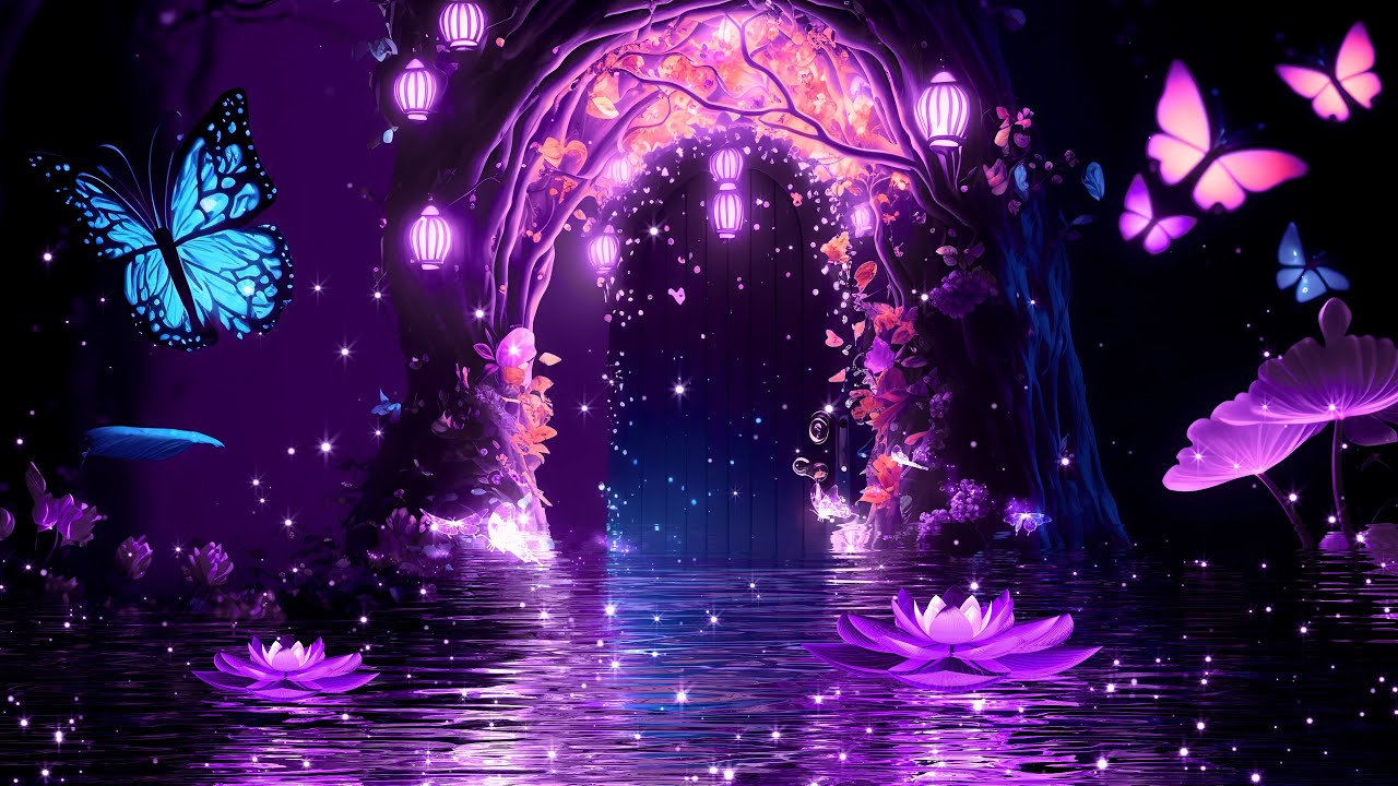 Peaceful Night 💜 FALL Into SLEEP INSTANTLY 🌸 Calm Relaxing Sleeping ...