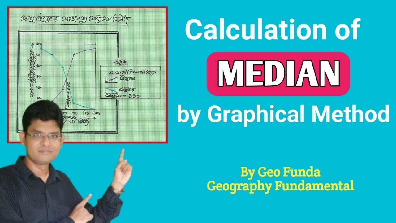 Calculation of Median by Graphical Method ll By Geo Funda - YouTube