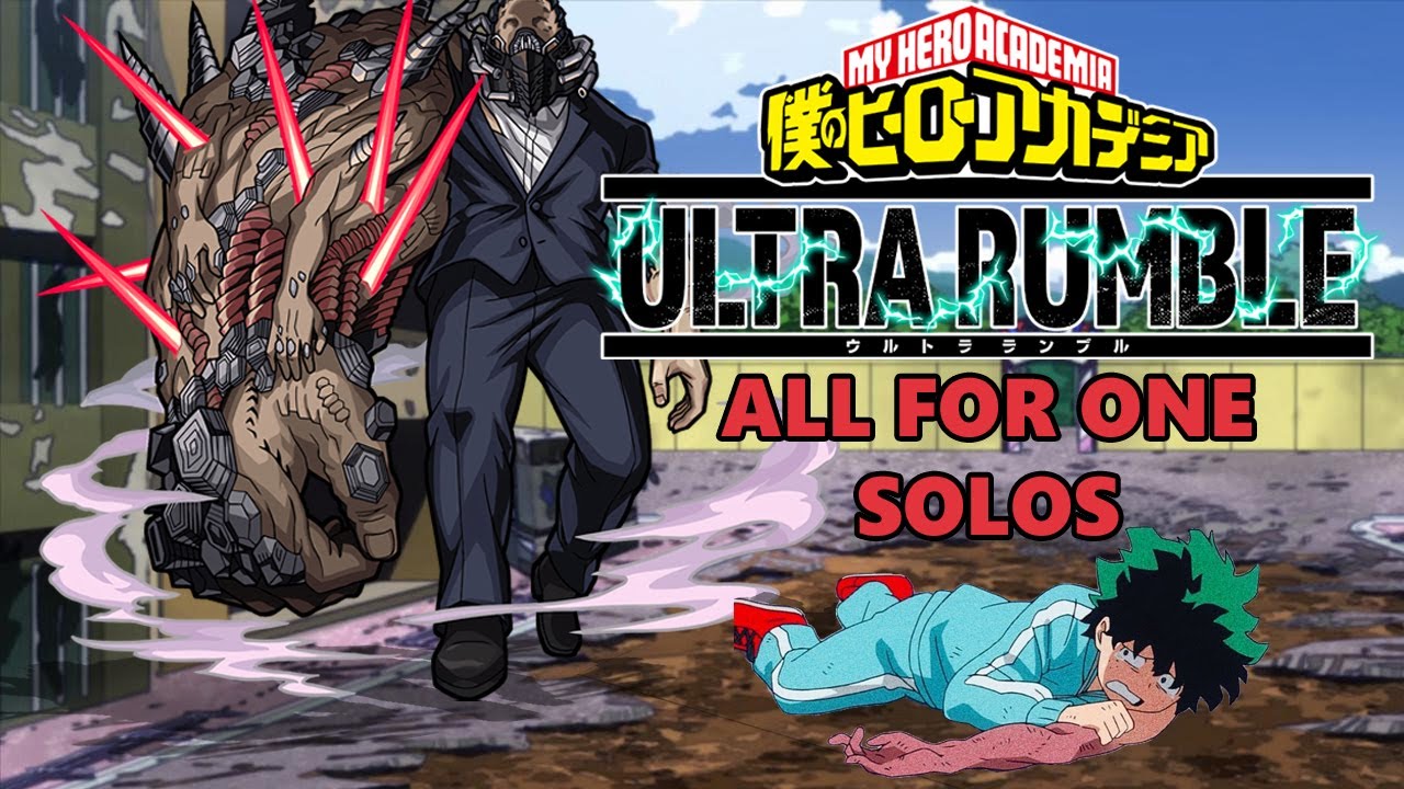All For One wipes lobby! [My Hero Ultra Rumble] - YouTube
