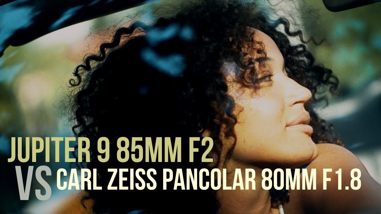 Jupiter 9 85mm f2 vs Carl Zeiss Pancolar 80mm f1.8 comparism - YouTube