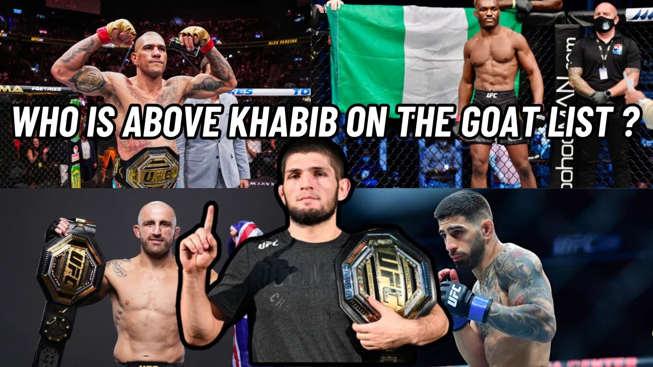 5 Fighters Who Are Higher on The GOAT List Than Khabib ! - YouTube
