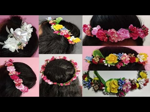 DIY | Paper Flower Headbands | Home Made Girl Headbands | Paper Flower ...