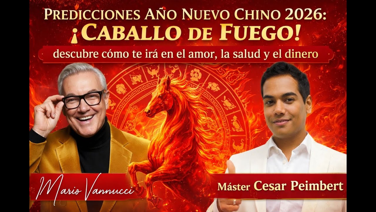 Predicciones Año Nuevo Chino- Caballo de Fuego 2026- Invitado Especial ...