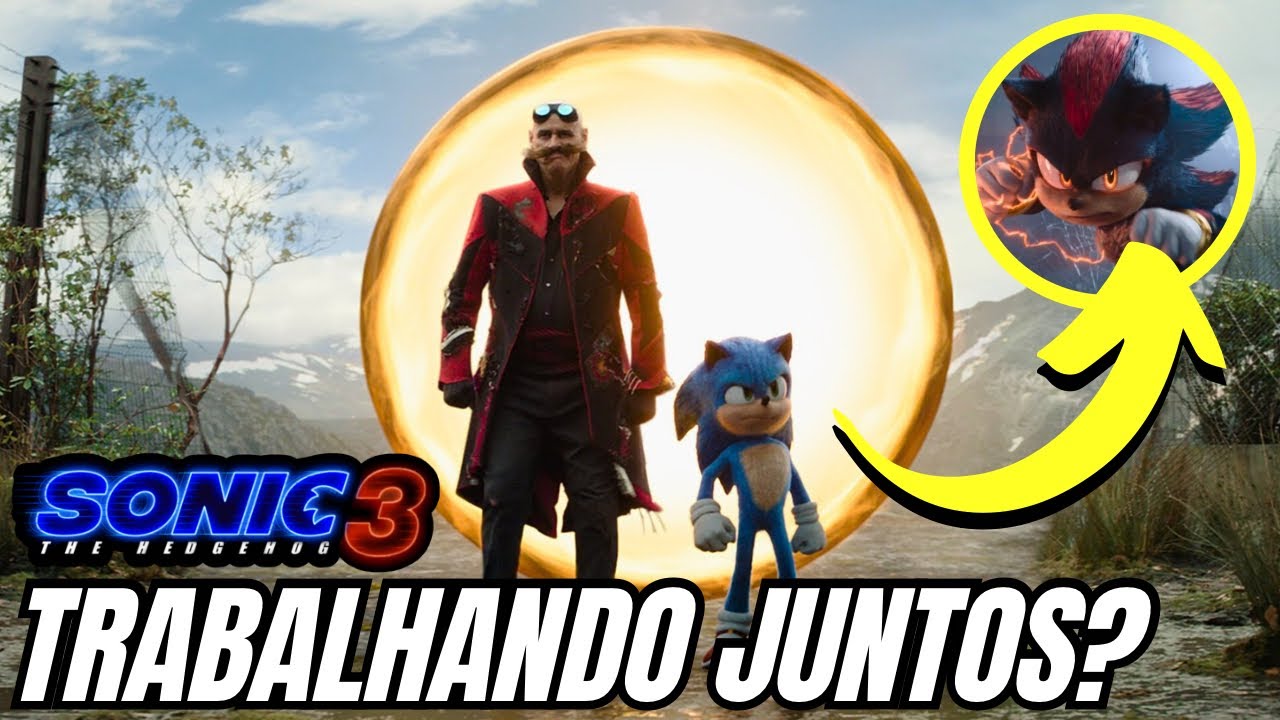 SONIC E ROBOTNIK JUNTOS PRA DERROTAR SHADOW! ANÁLISE COMPLETA 1º ...