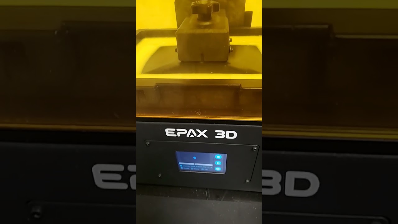 Starting an SLA print - YouTube