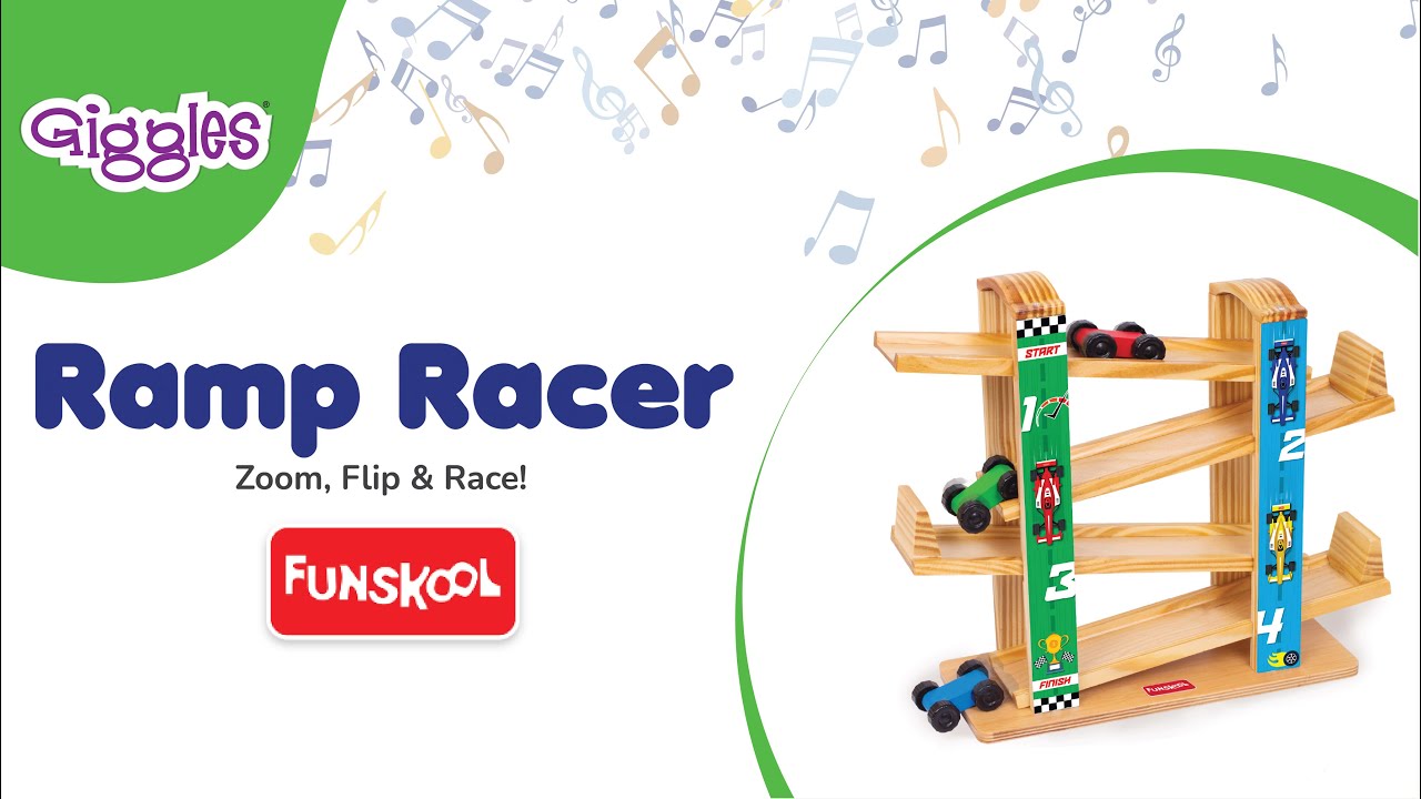 Teach 'cause and effect' to your child with the Funskool Ramp Racer ...