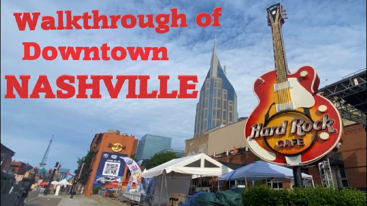 Downtown Nashville | Tour of Broadway - The Honkey Tonk Highway | Music ...