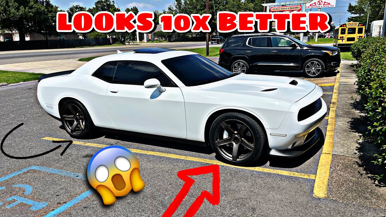 MY FIRST MODS TOO MY 392 CHALLENGER SCAT PACK 😱 - YouTube