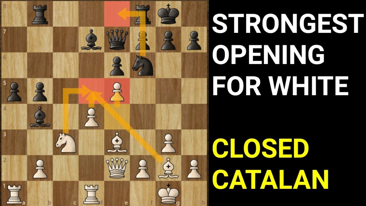 Strongest Opening In Chess For White | Closed Catalan | Opening Tricks ...