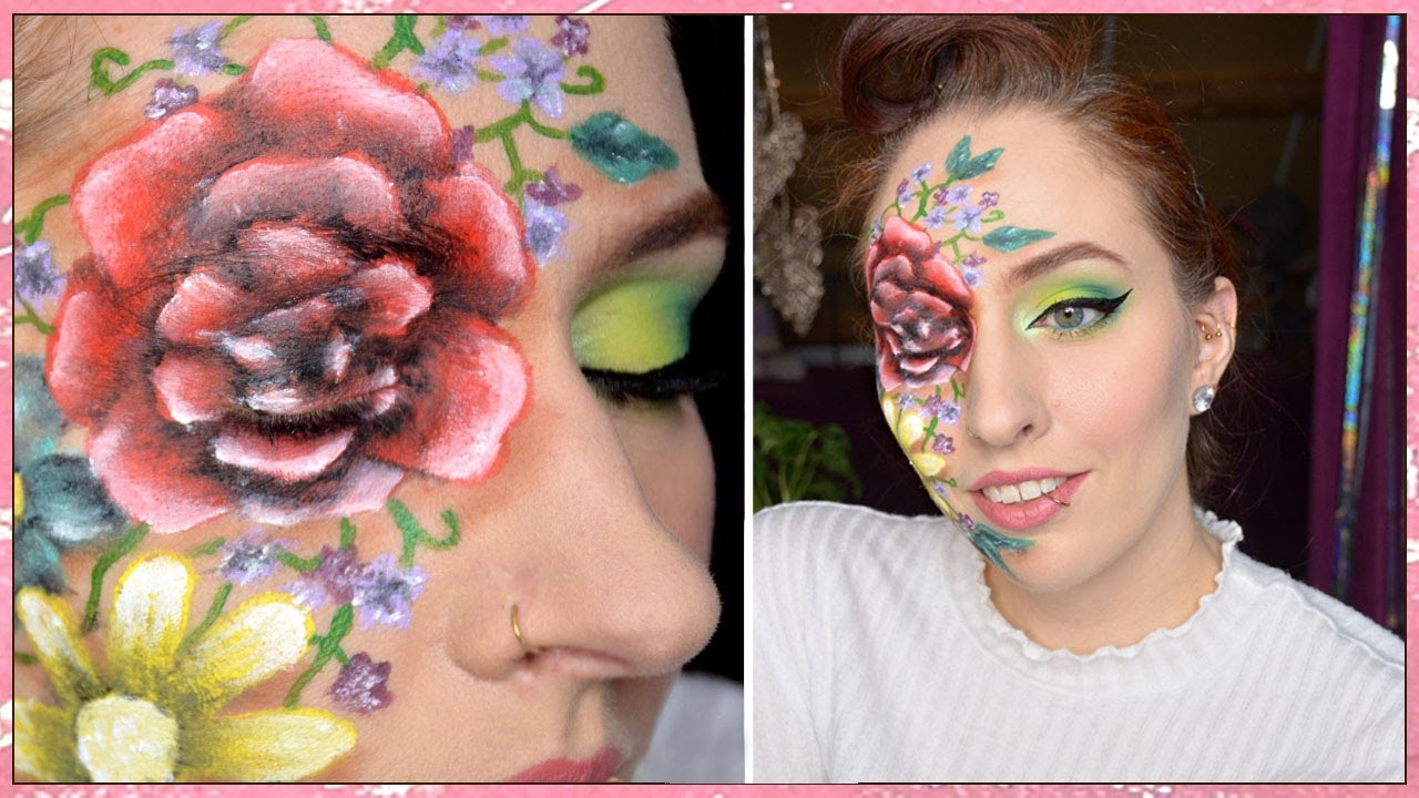 Let’s paint some FLOWERS🌷 | Spring Makeup Tutorial - YouTube