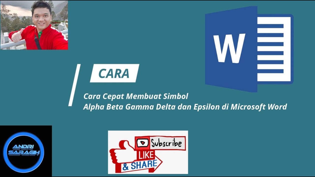 Cara Cepat Membuat Simbol Alpha Beta Gamma Delta dan Epsilon di ...