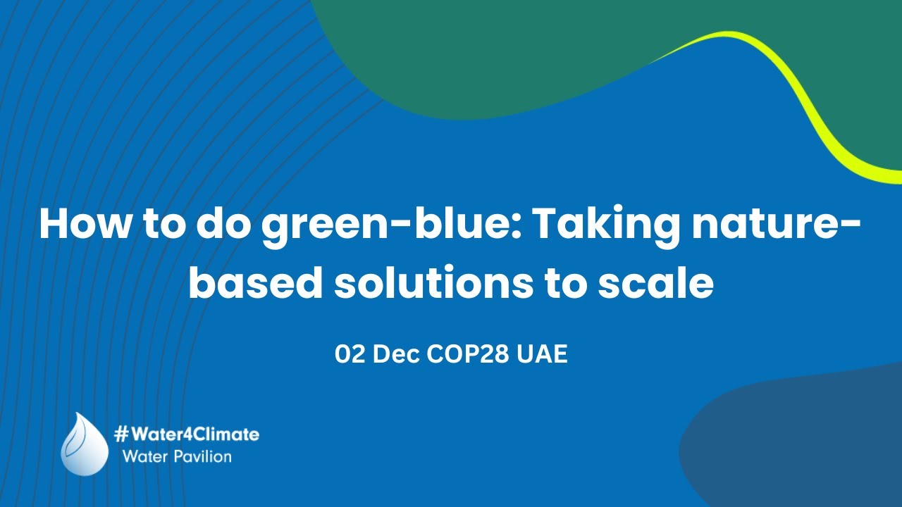 How to do green-blue: Taking nature-based solutions to scale! - YouTube