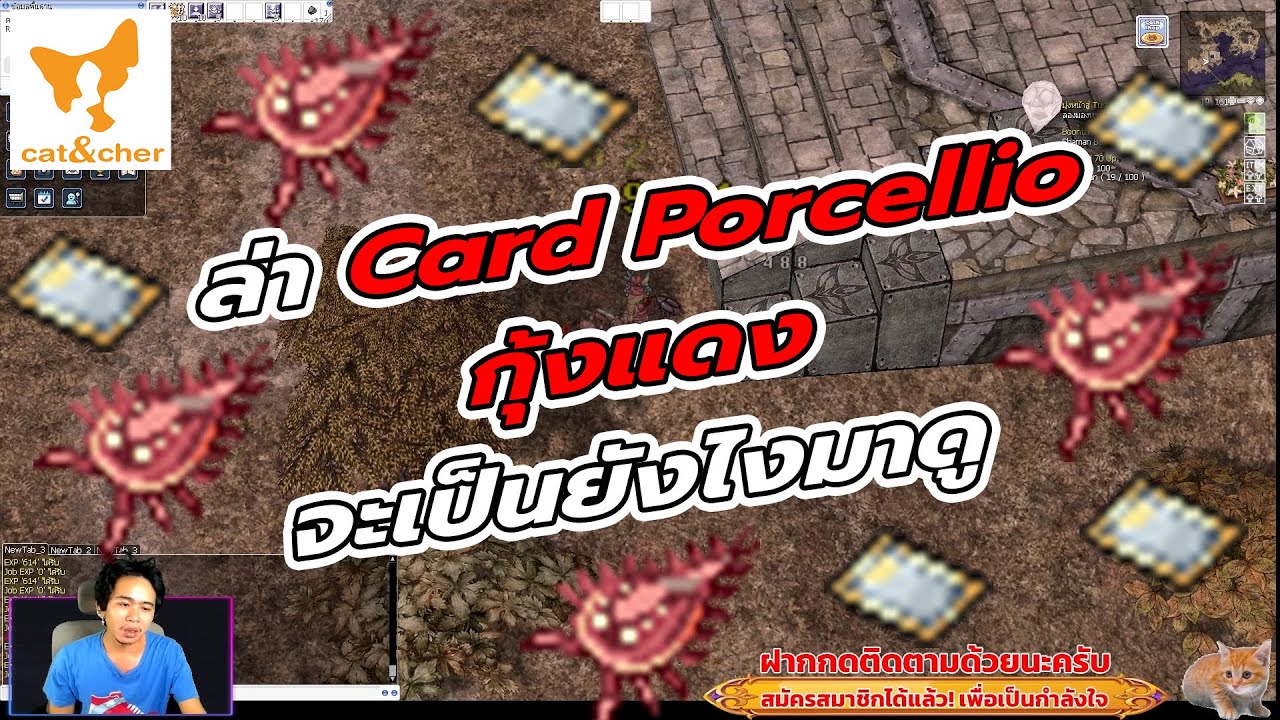 ragnarok classic การไป map กุ้งแดง ล่า การ์ด Porcellio จะคุ้มไหมมาดู - YouTube