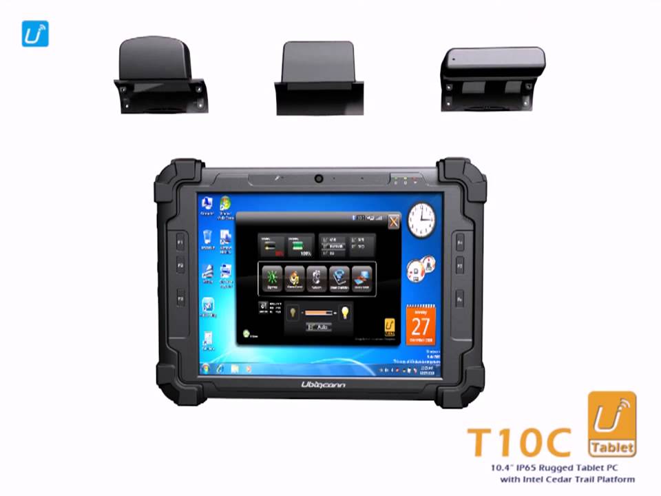 Ubiqconn uTablet T10C Endüstriyel Tablet - YouTube