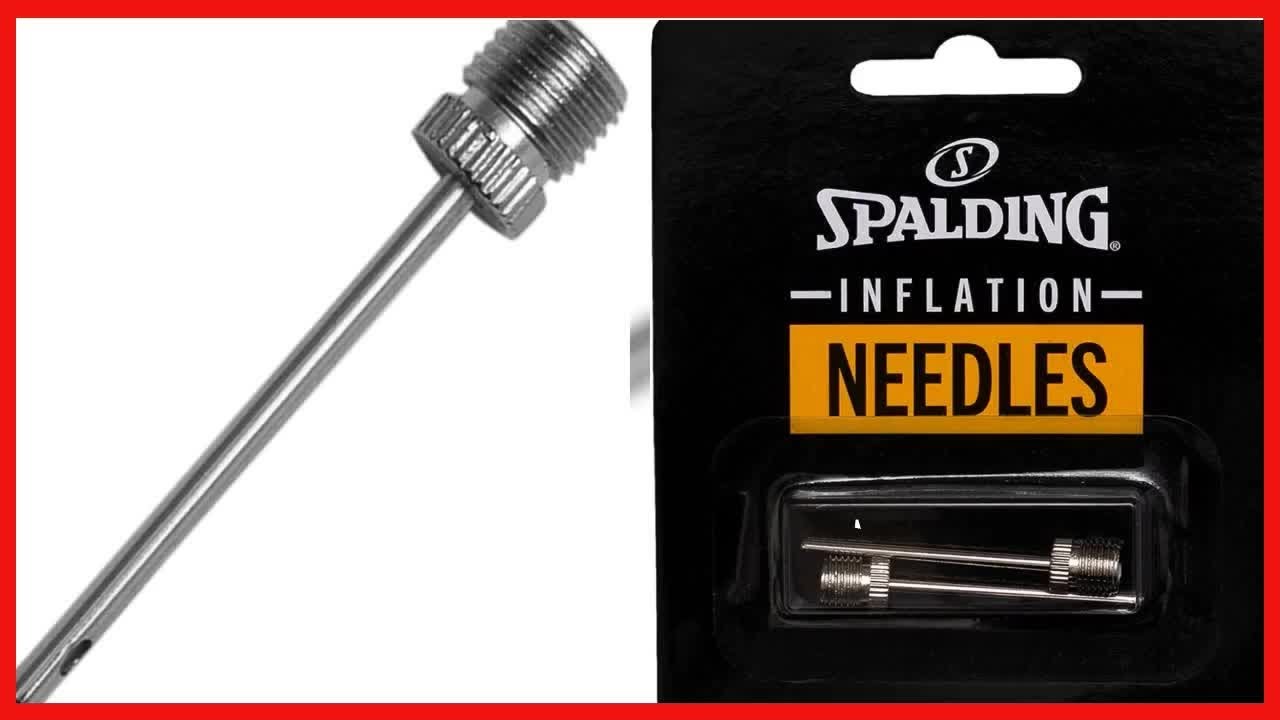 Spalding 2 Pack Inflating Needles - YouTube