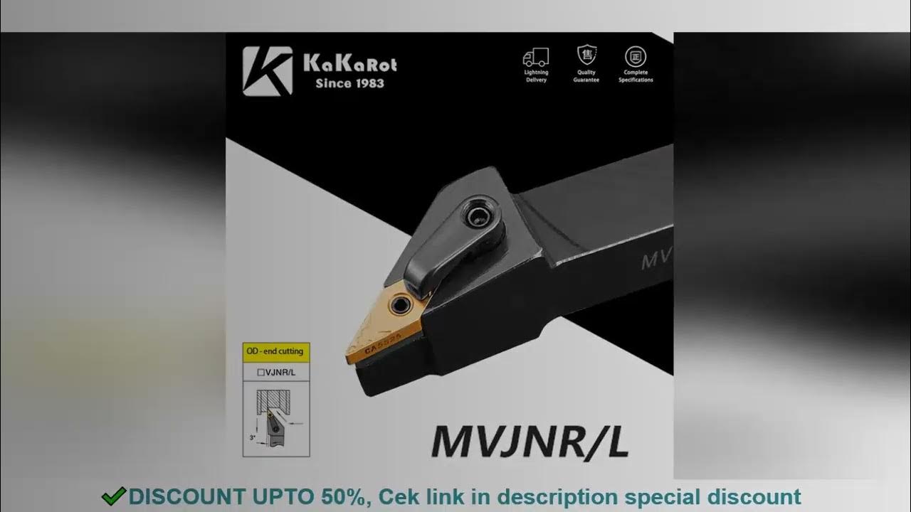 DEAL KaKarot External Turning Tool Holder MVJNR2020K16 MVJNR1616K16 MVJNR2525M16 VNMG160408 ...
