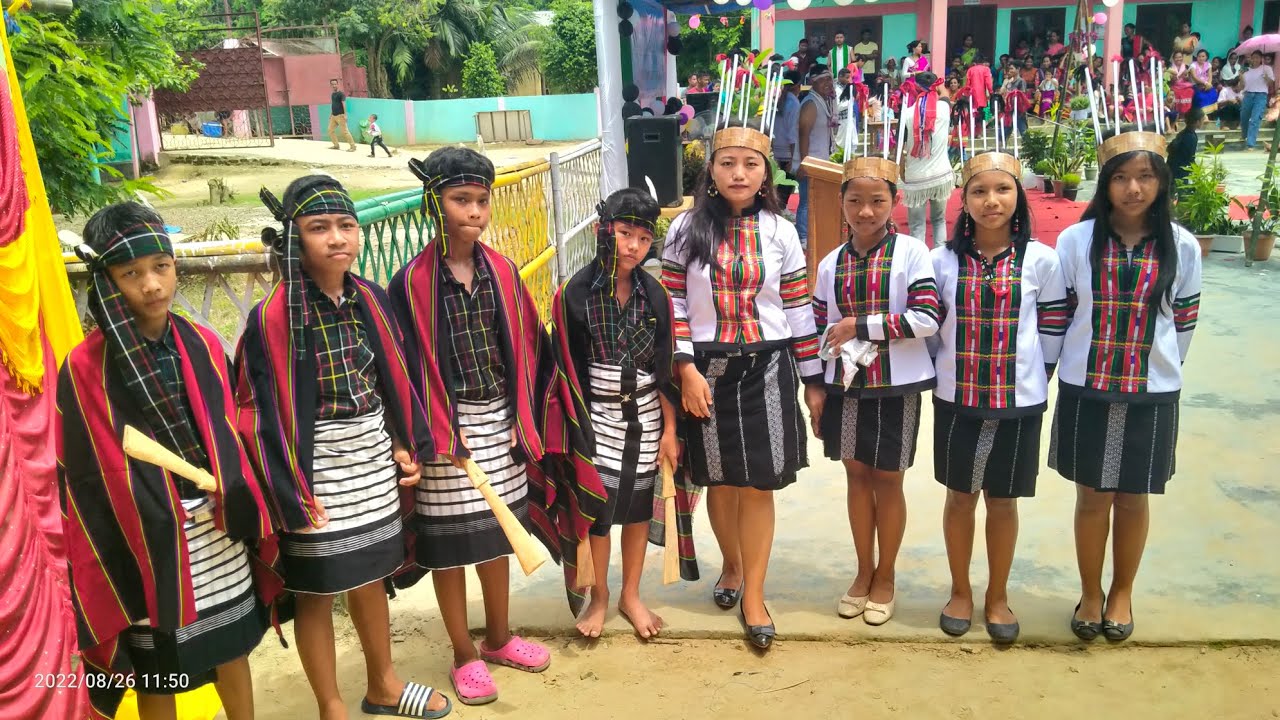Mizo hnam lam Mix#Ainawn @PMS Gharmura cultural day.(Lam ngai miah lo ...