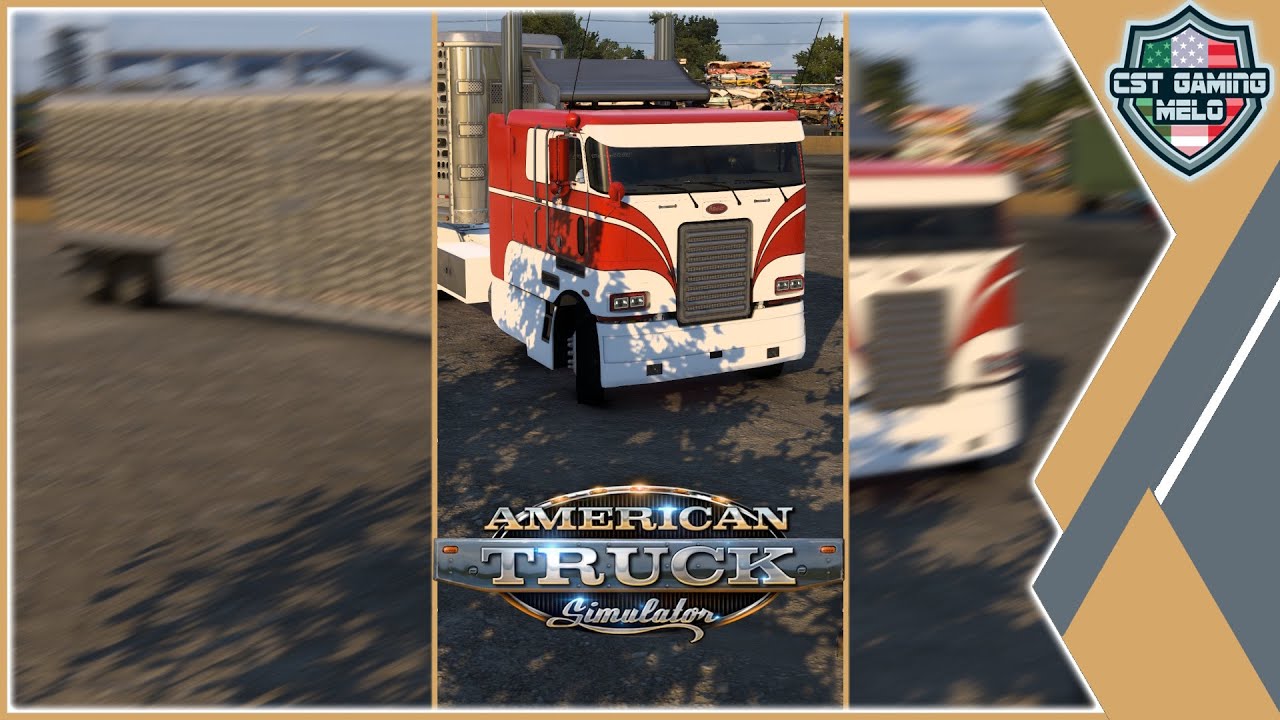 🔴ATS VERTICAL | Going old school! Jon Ruda Pete 362 Cabover | Let's ...