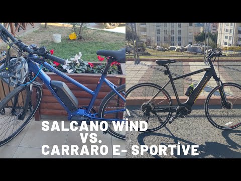 SALCANO WIND vs. CARRARO E- SPORTIVE Elektrikli Bisiklet Karşılaştırması