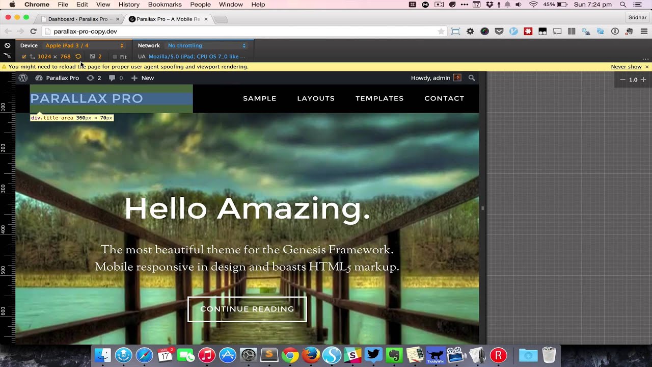 Video Background in Parallax Pro using BigVideo.js - YouTube