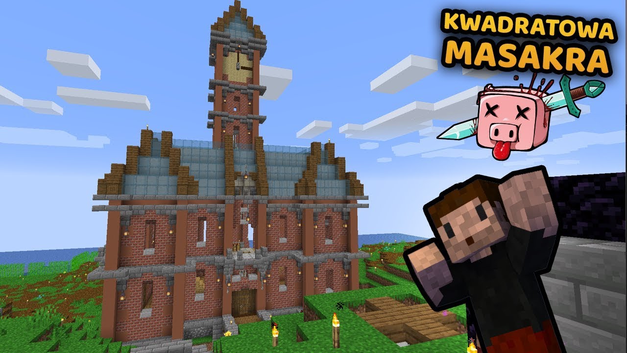 RATUSZOWY POJEDYNEK! - Minecraft: KWADRATOWA MASAKRA! - YouTube