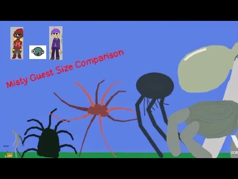 The Misty Guest Size Comparison - YouTube