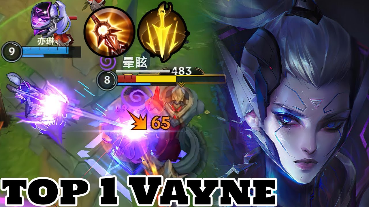 Wild Rift Vayne - Top 1 Vayne Gameplay Rank Challenger - YouTube