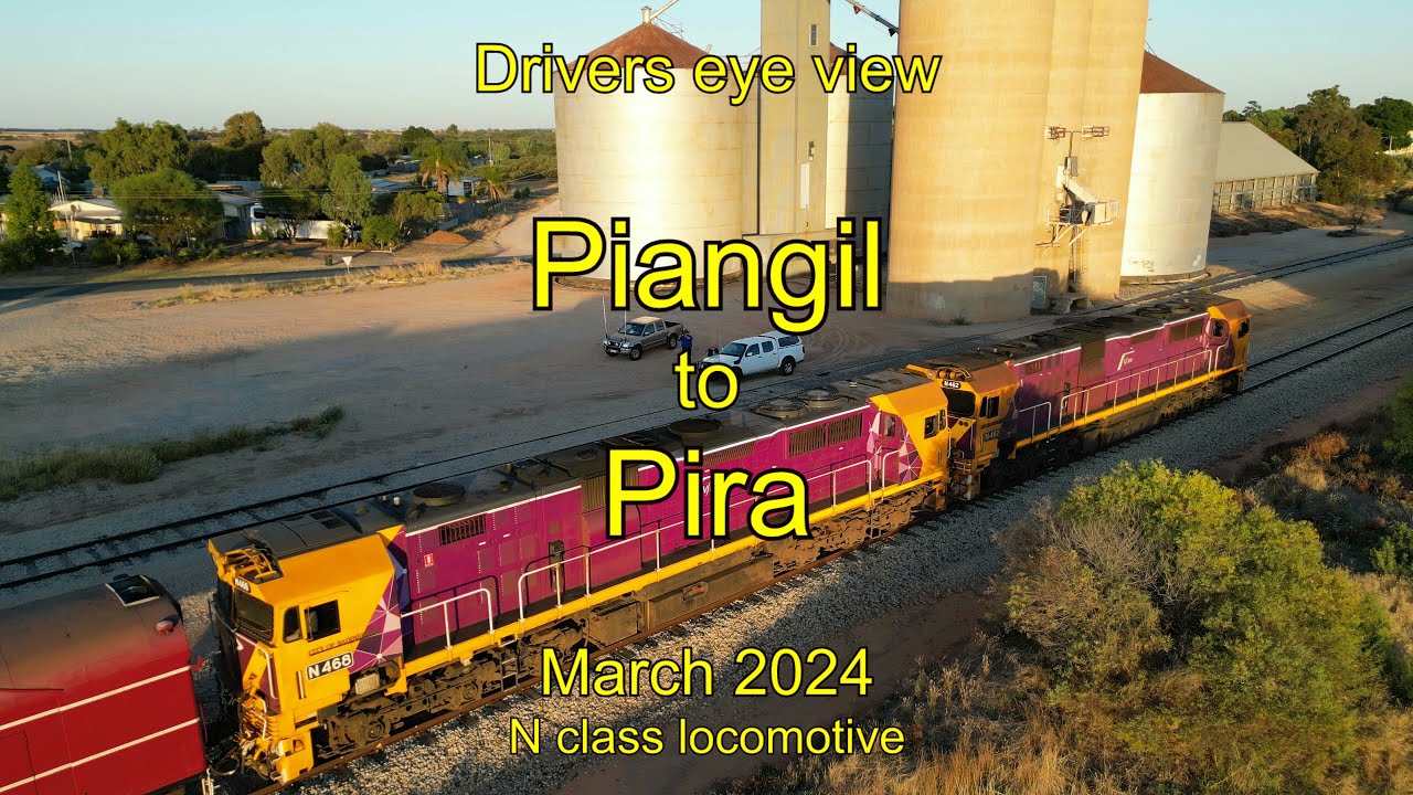 Drivers eye view, Piangil to Pira, March 2024 - YouTube