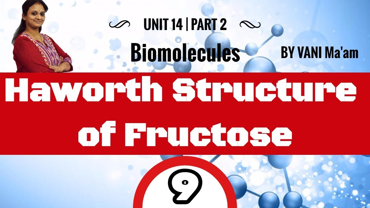 Haworth Structure of Fructose|Grade 12|Part-9|Biomolecules. |chemistry ...