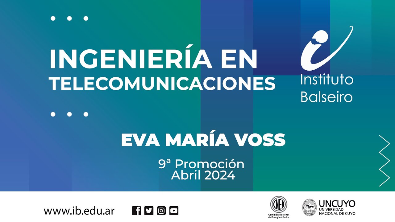 Eva María Voss - Egresada 2024 - YouTube