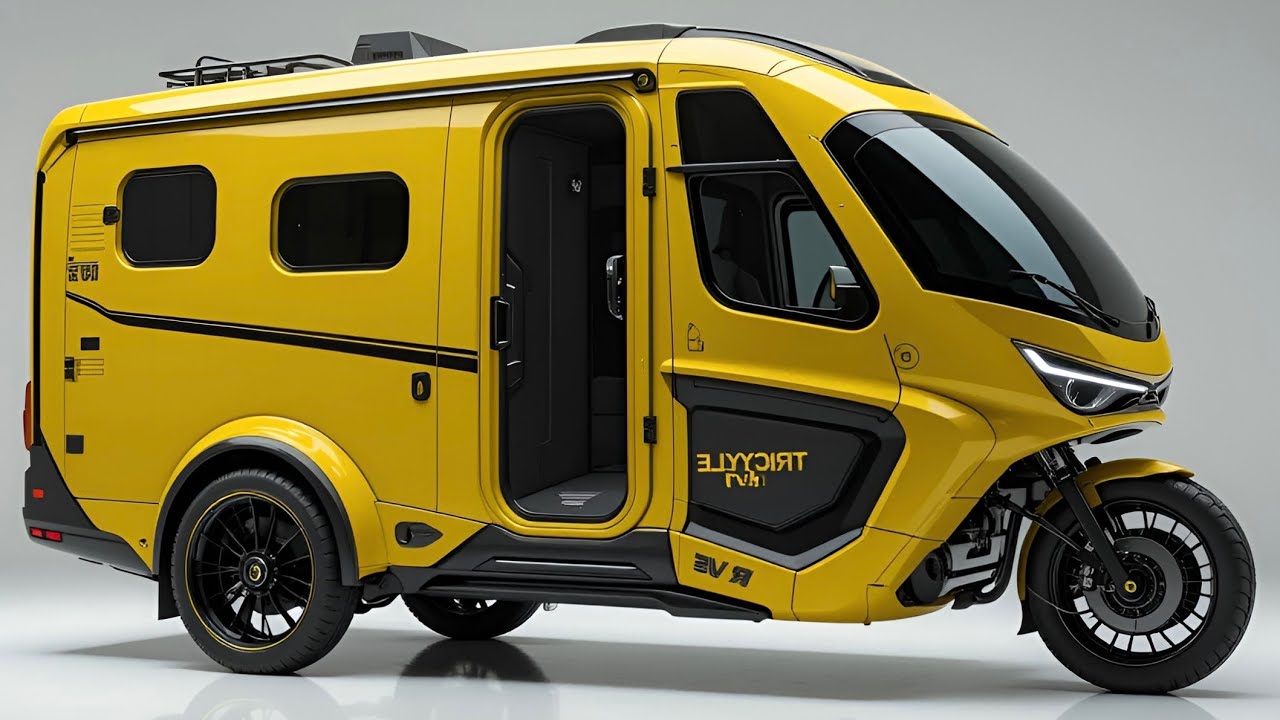 2025 Tricycle RV Camper Review – The Ultimate Mini Electric Home on 3 ...