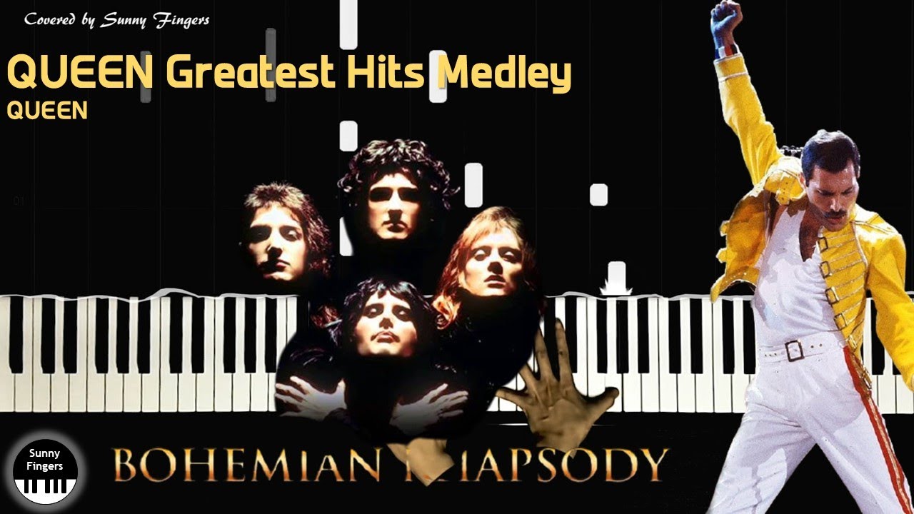 Queen Greatest Hits Medley - Queen, Bohemian Rhapsody OST | piano cover ...