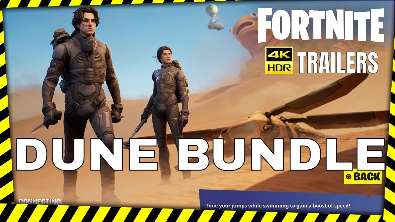 Fortnite Trailers - Dune Bundle Cinematic Trailer - 4K HDR - YouTube