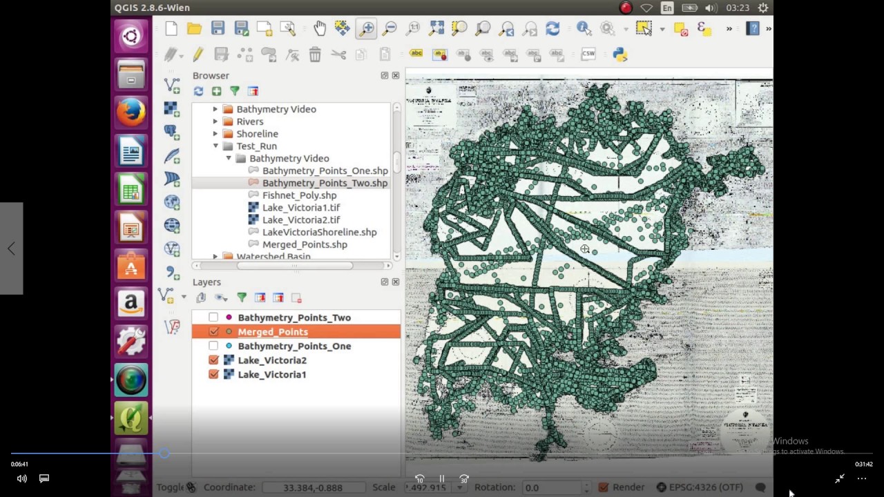 Lake Victoria Bathymetry Map Part 1 - YouTube