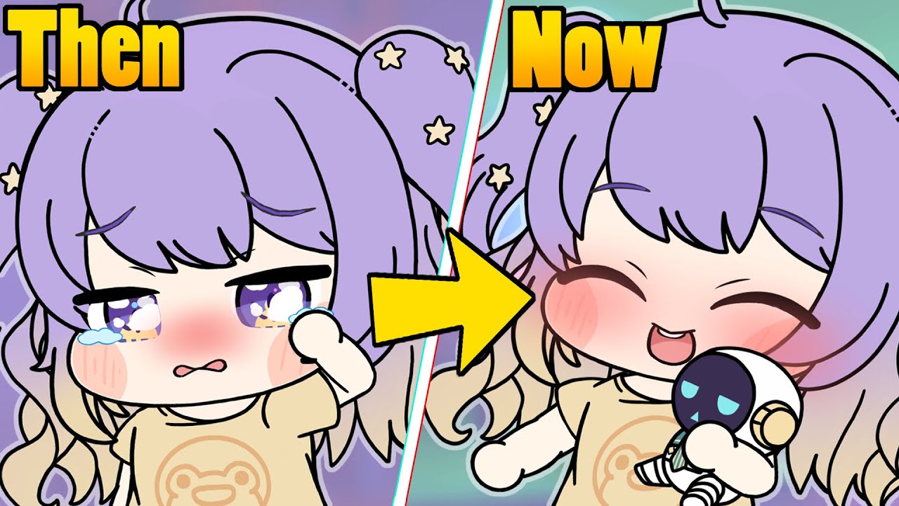Baby Moona is the CUTEST !! OMG... My heart...💜 - Hololive Animation ...
