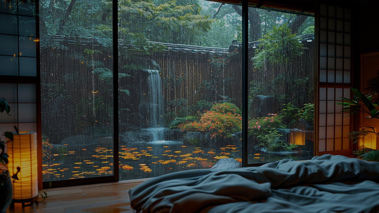 Rain Sounds for Stress Relief and Calmness | Ambient White Noise ...