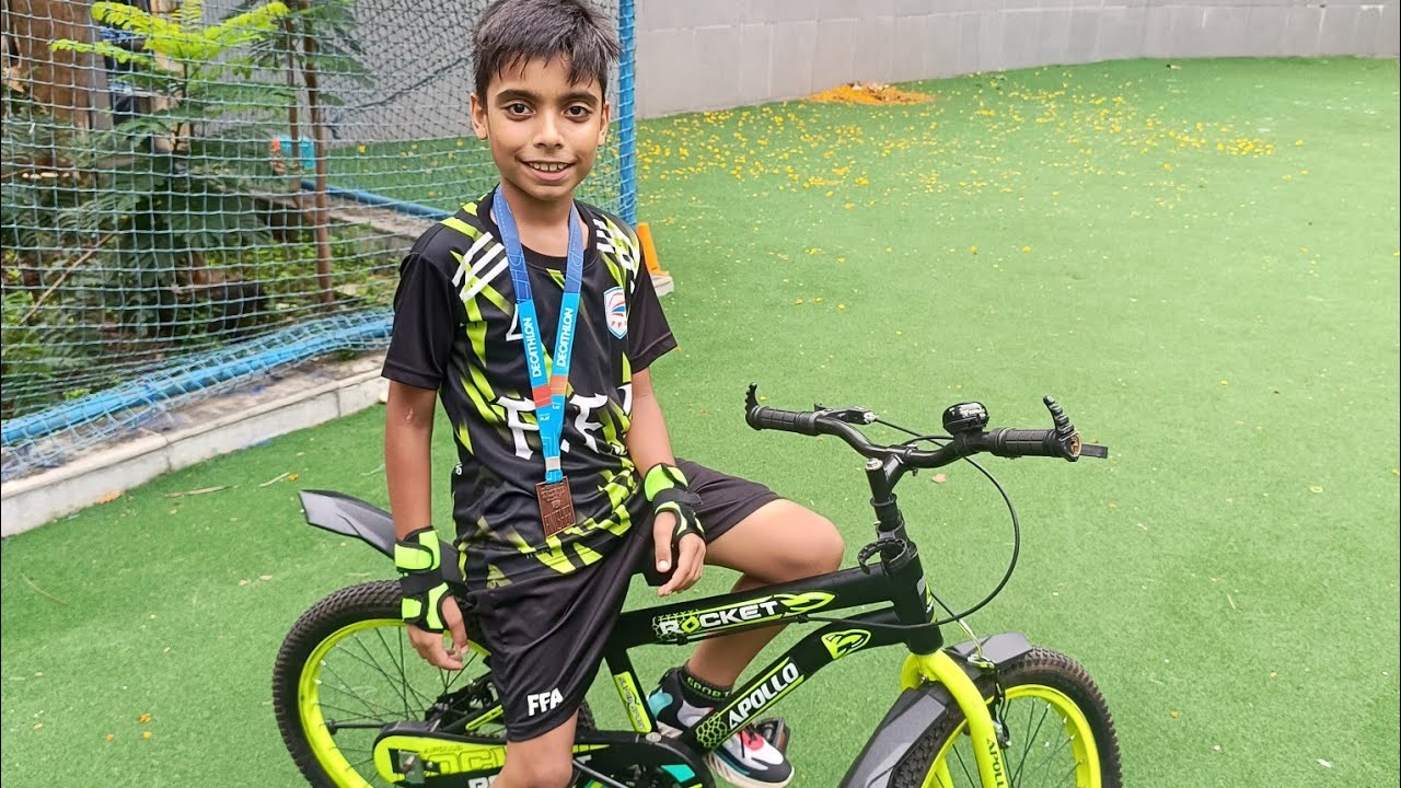 Participated in 3kms Kids cyclethon organised by @decathlon_india # ...