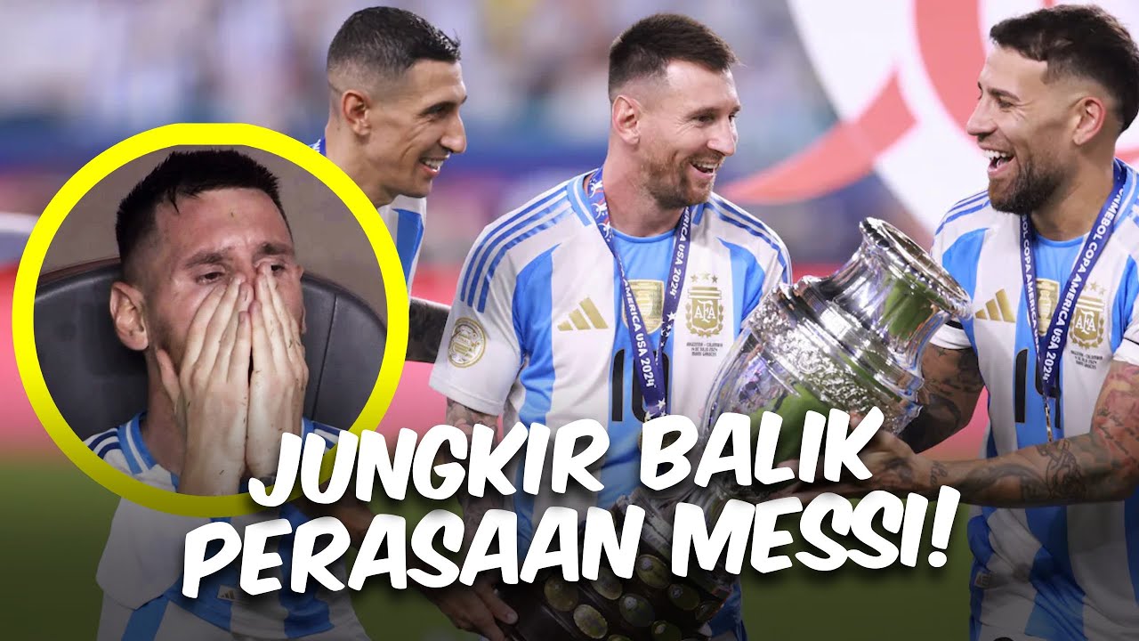 Argentina Juara Copa America 2024 Luis Diaz Buat Lionel Messi Menangis ...