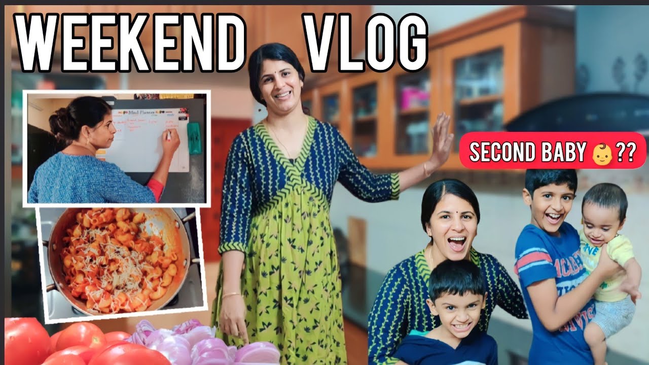 Second Baby Planning at 35🙄?? Weekend Vlog | Menu Planning for A Week ...