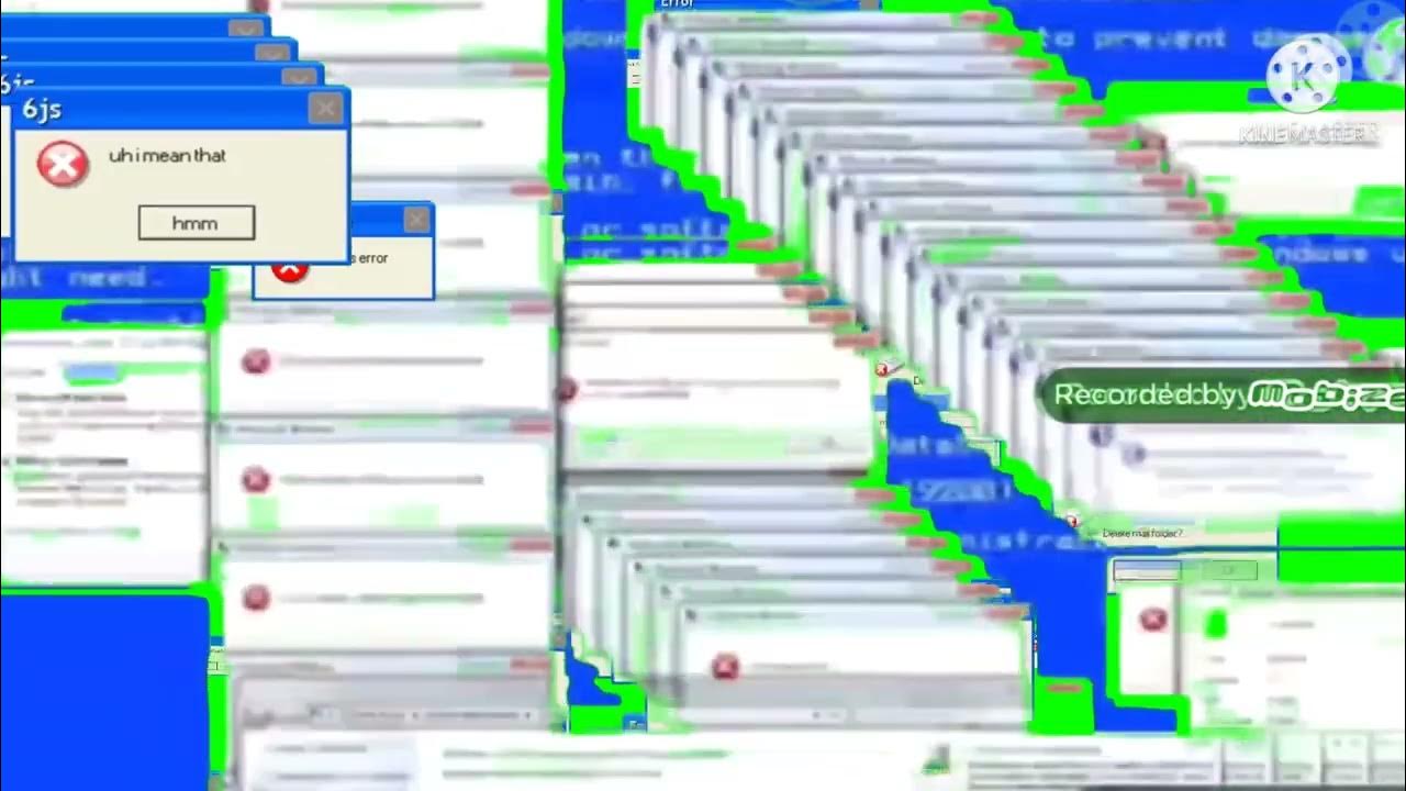 new windows error green screen free to use - YouTube